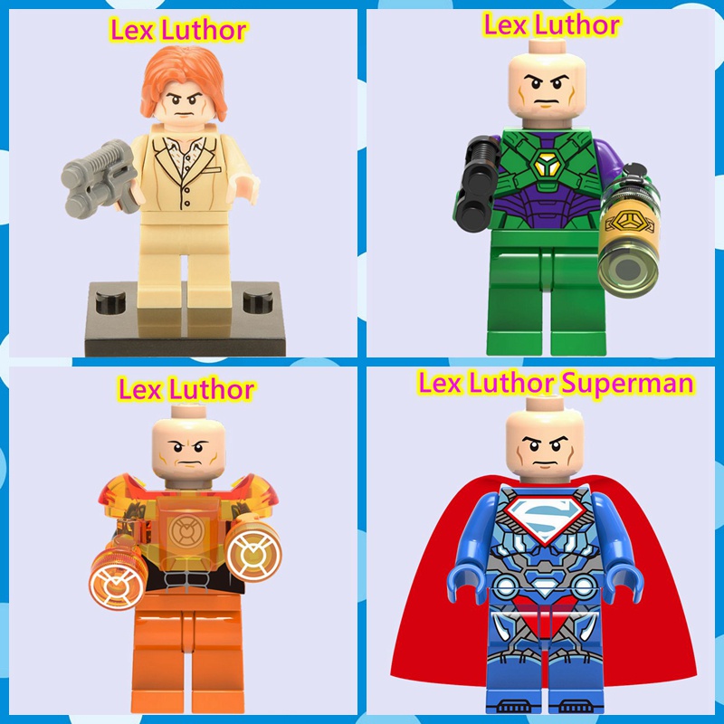 Compatible Superman Lex Luthor toys Mini Figure Building blocks ...