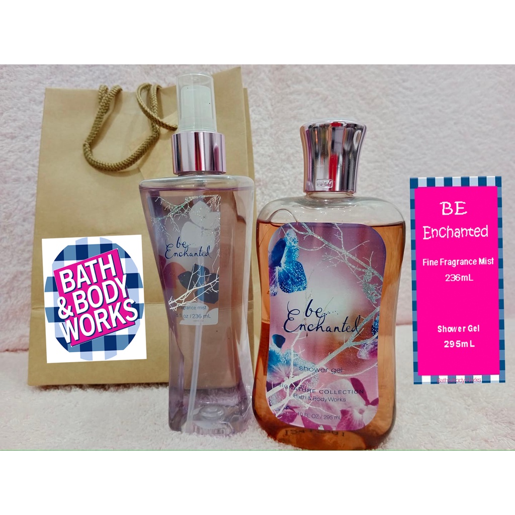 Bath and Body Works Be Enchanted Fine Fragrance Mist and Shower Gel ...