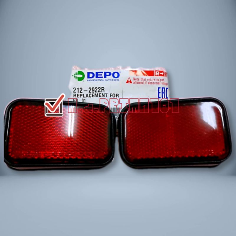 TOYOTA HILUX LN166 KDN165 D4D SR TURBO REAR SIDE BUMPER REFLECTOR ...