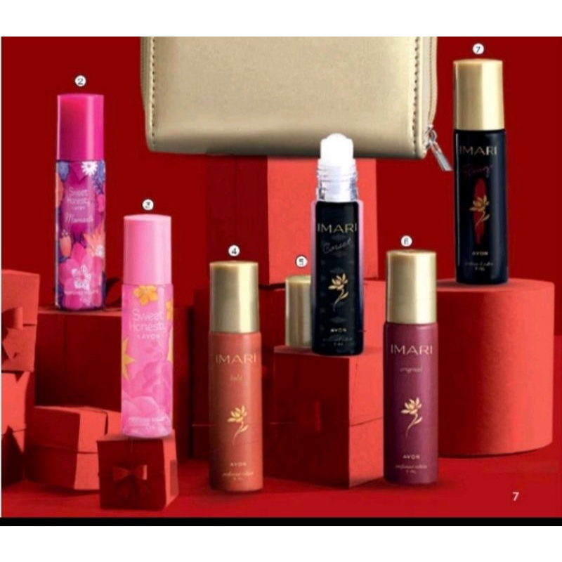 Avon Perfumed Rolletes 9ml Imari Rouge/Imari Bold/Imari Corset/Sweet ...