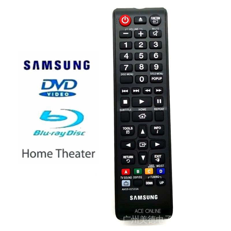 AH59-02533A replace remote control fit for Samsung Blu-ray Sound System ...