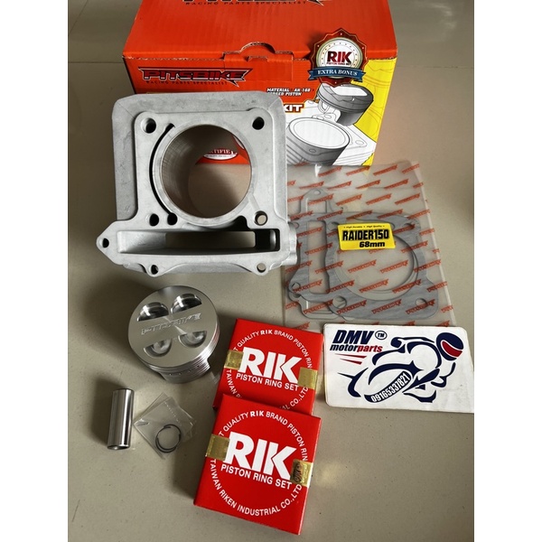 Pitsbike Racing Cromebore Cylinder Block 66mm|68mm Flat FORGED PISTON ...