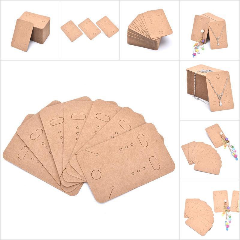 FCPH 100Pcs Earrings Necklace Holder Display Cards Jewelry Display ...
