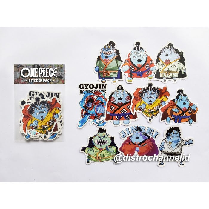 One Piece Jinbei pack Sticker (10Pcs Contents) | Shopee Philippines