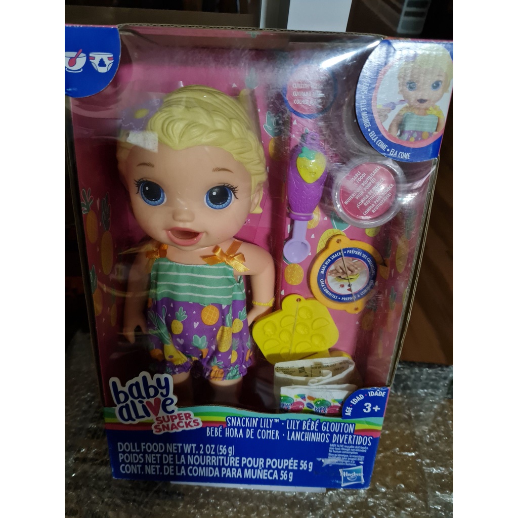 Baby Alive Snackin Lily Doll Food | Shopee Philippines