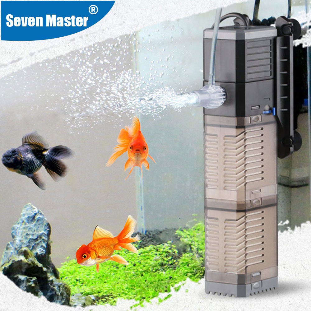 Seven Master Aquarium Filter Pump Super 4 In 1 Fish Tank Submersible ...