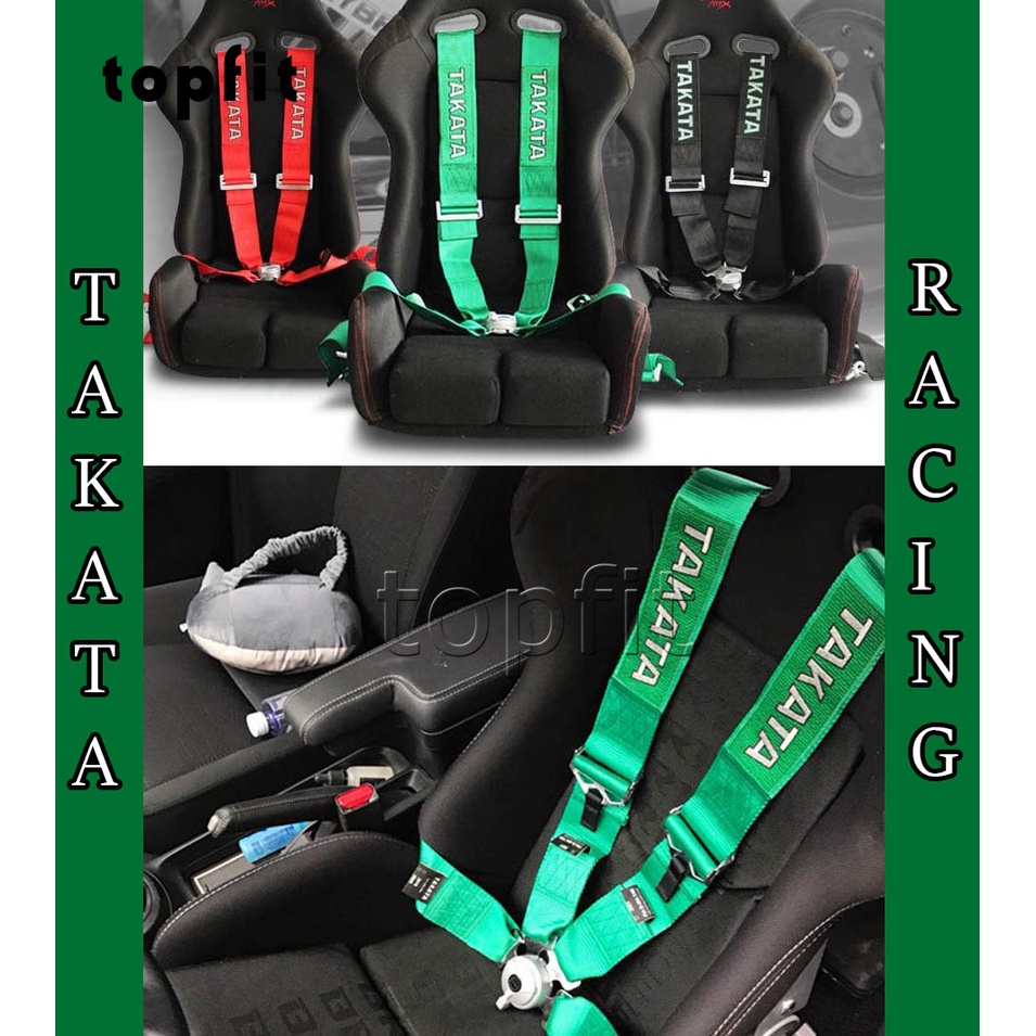 3inch 4/5/6 point TAKATA Racing Sport Seat Belt Safety Camlock Quick ...