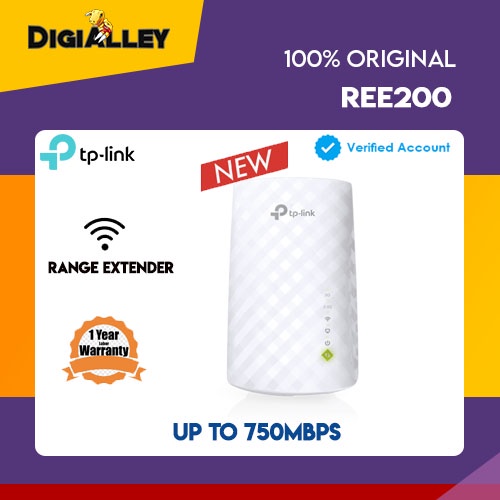 WiFi Range Extender TP Link RE200 - TPLink RE 200 AC750 Dual Band | Shopee Philippines