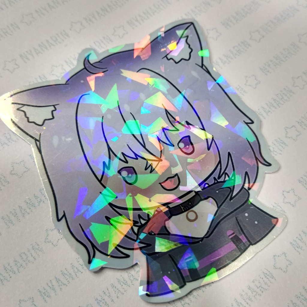 METALLIC VINYL Vtuber HoloLive Stickers | Shopee Philippines