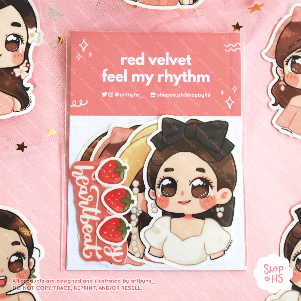 Red Velvet Feel My Rhythm Vinyl Sticker Set | Shopee Philippines