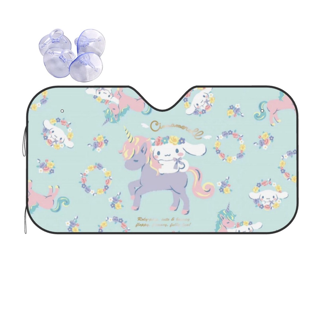 Sanrio Cinnamoroll Windshield Sunshade Car Foldable UV Ray Reflector ...