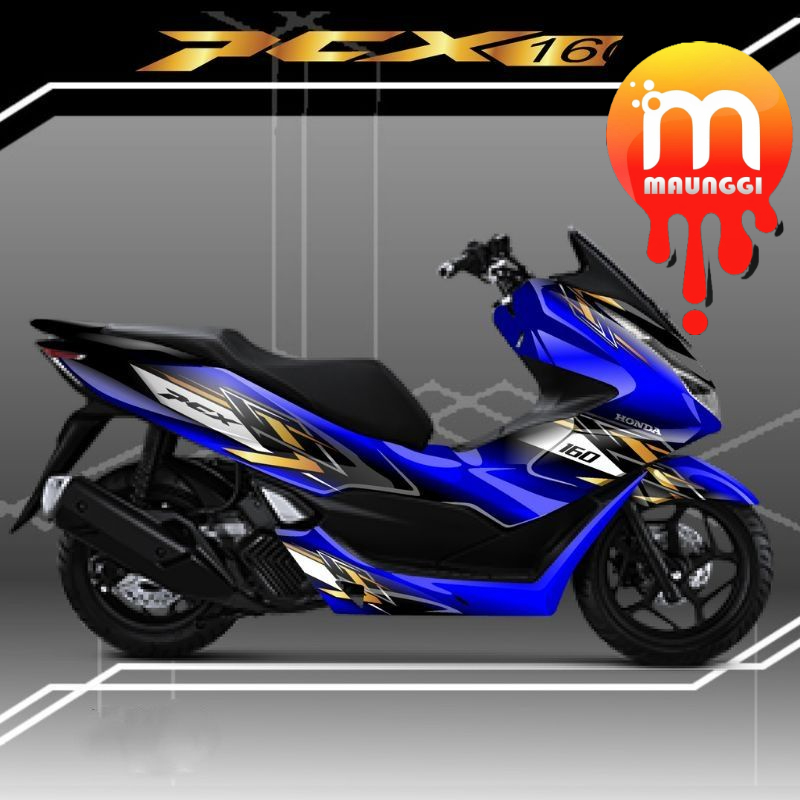 Striping all new pcx 160 2021 Decal pcx 160 full body Sticker Variation ...