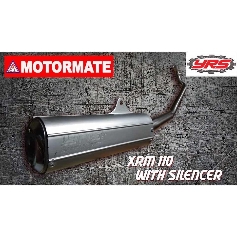 YRS PIPE XRM 110 STOCK WITH SILENCER | Shopee Philippines