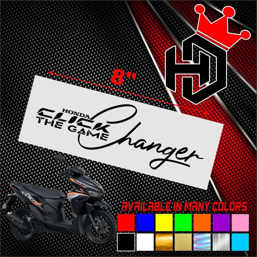 honda click game changer sticker waterproof | Shopee Philippines