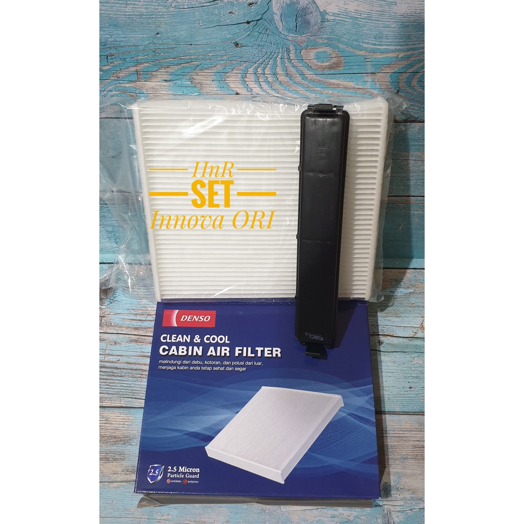 ORIGINAL TOYOTA INNOVA FORTUNER HILUX CAR AC Filter Package AND COVER ...