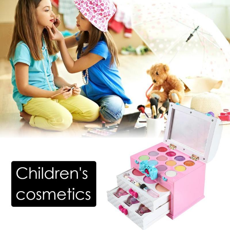 non toxic and washable kids makeup set,girl pretend play makeup set ...