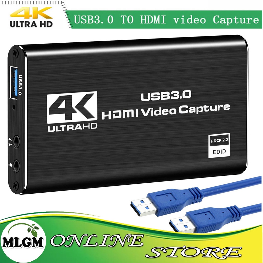 Capture Card, 4K Video Capture Card USB 3.0 1080P 60fps HDMI Audio ...