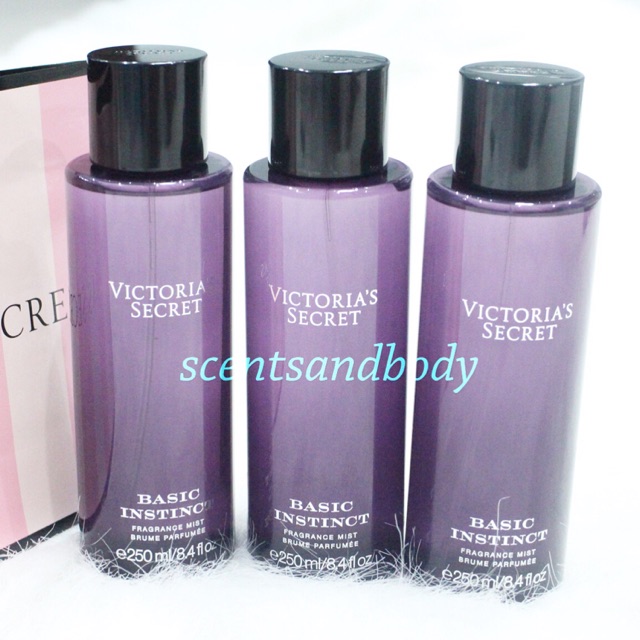 Victoria's Secret Basic Instinct Fragrance Mist | Shopee Philippines
