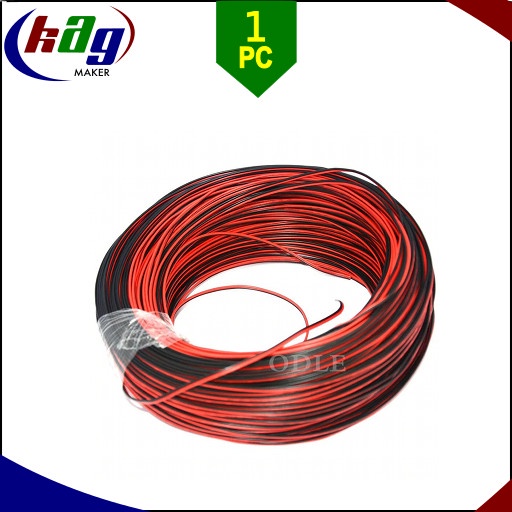 22/26AWG, 2 Pin Red Black Cable, PVC Insulated Copper Wire / Meter ...