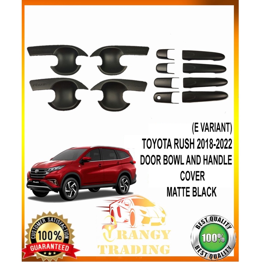 Toyota Rush 2018 to 2024 E VARIANT Door Bowl and handle cover matte ...