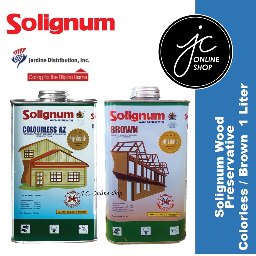 Solignum Wood Preservative - Colorless / Brown 1 Liter | Shopee Philippines