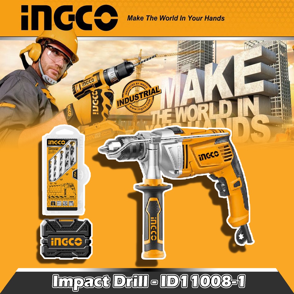 INGCO ID11008-1 Impact drill | Shopee Philippines