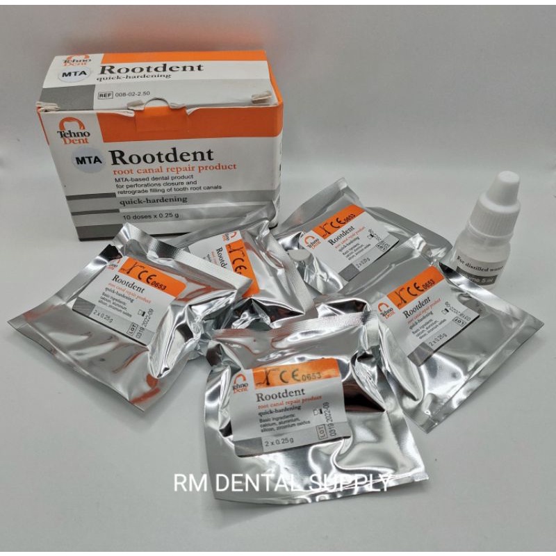 Rootdent MTA Root Canal Repair Product (10 doses x 0.25g) Expiration ...