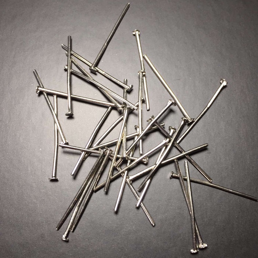 110 pcs (10 Grams) 2cm DIY Head Pins, Connector Pin for Jewerly making ...