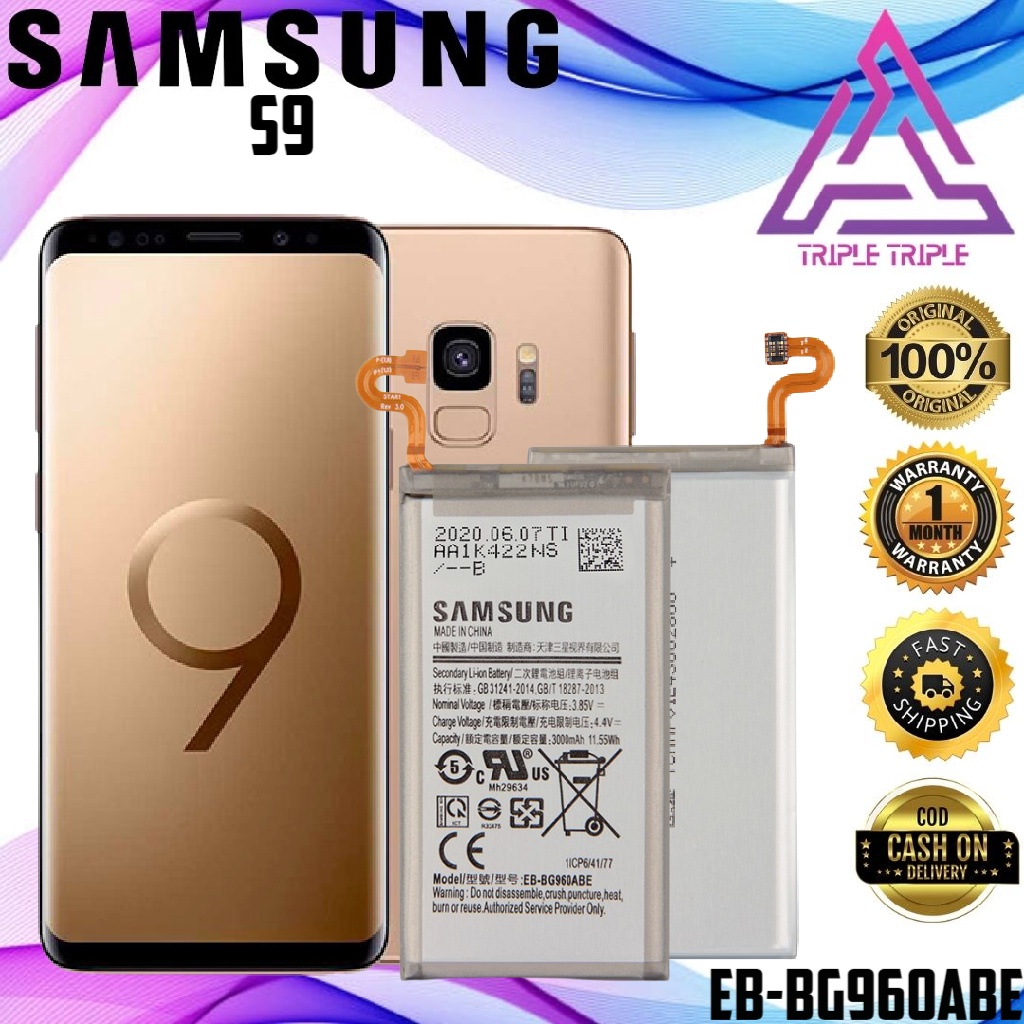 Samsung Galaxy S9 Battery Original, Model EB-BG960ABE Capacity (3000mAh ...