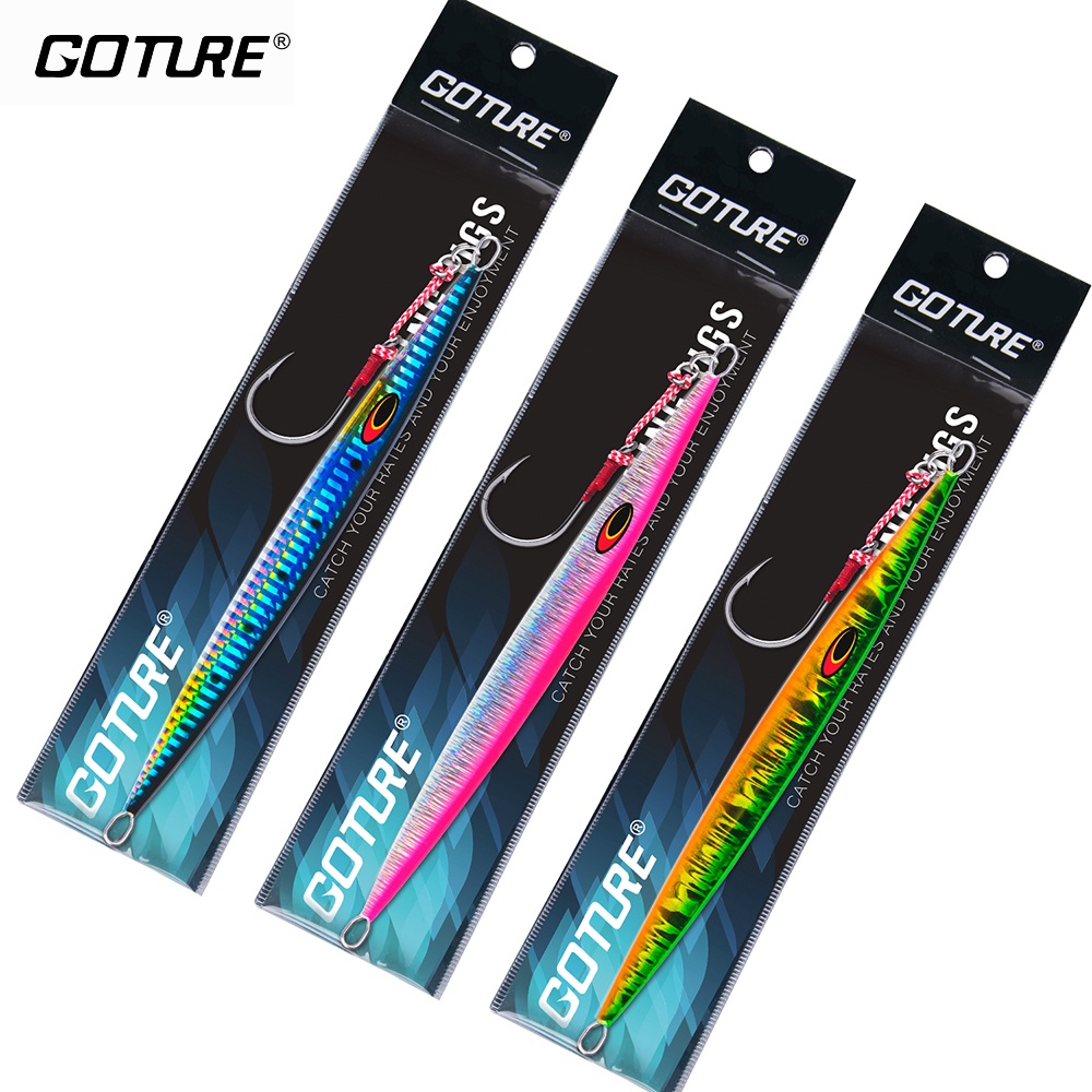 GOTURE Fast Jig Lure Metal Lead Fishing Bait | Shopee Philippines