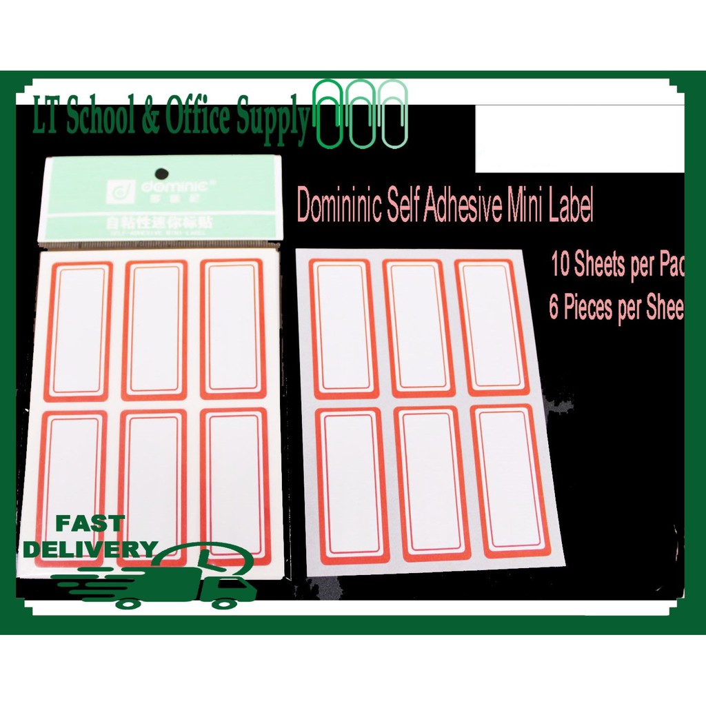 Sticker Paper Label waterproof self-adhesive name stickers handwritten ...