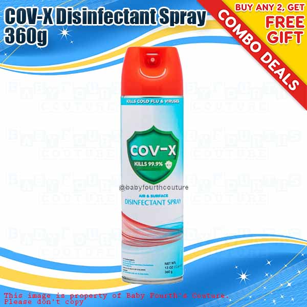 COD COV-X Disinfectant Spray 360g | Shopee Philippines