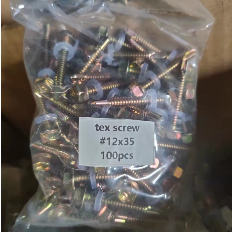 screw king-per pack Texscrew 100pcs tex crew for metal full size 20mm ...