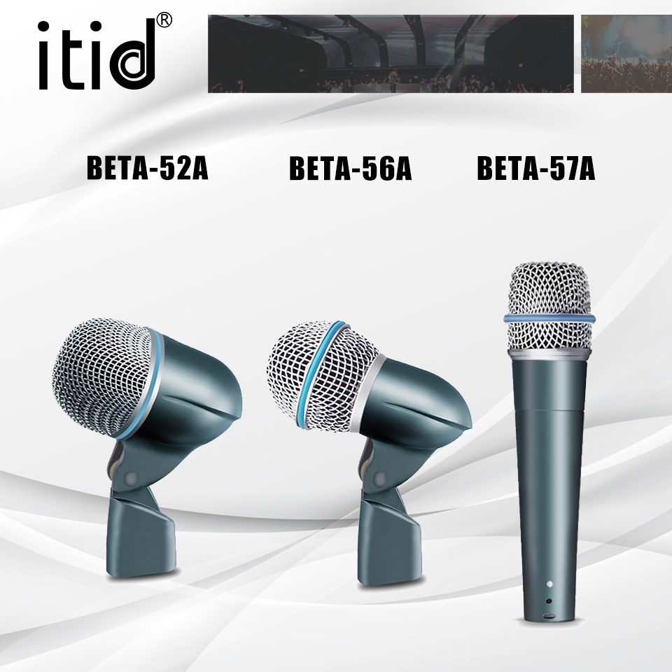 itid Beta52A Beta56A Beta57A Drum Microphone Instrument Kick Drum Bass ...