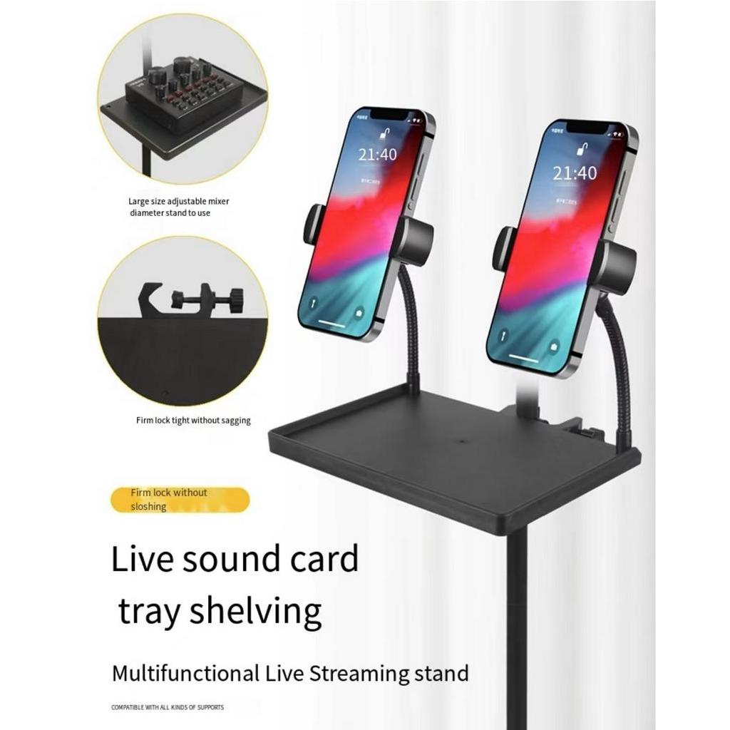 Cell phone live bracket anchor microphone sound card tray pallet ...