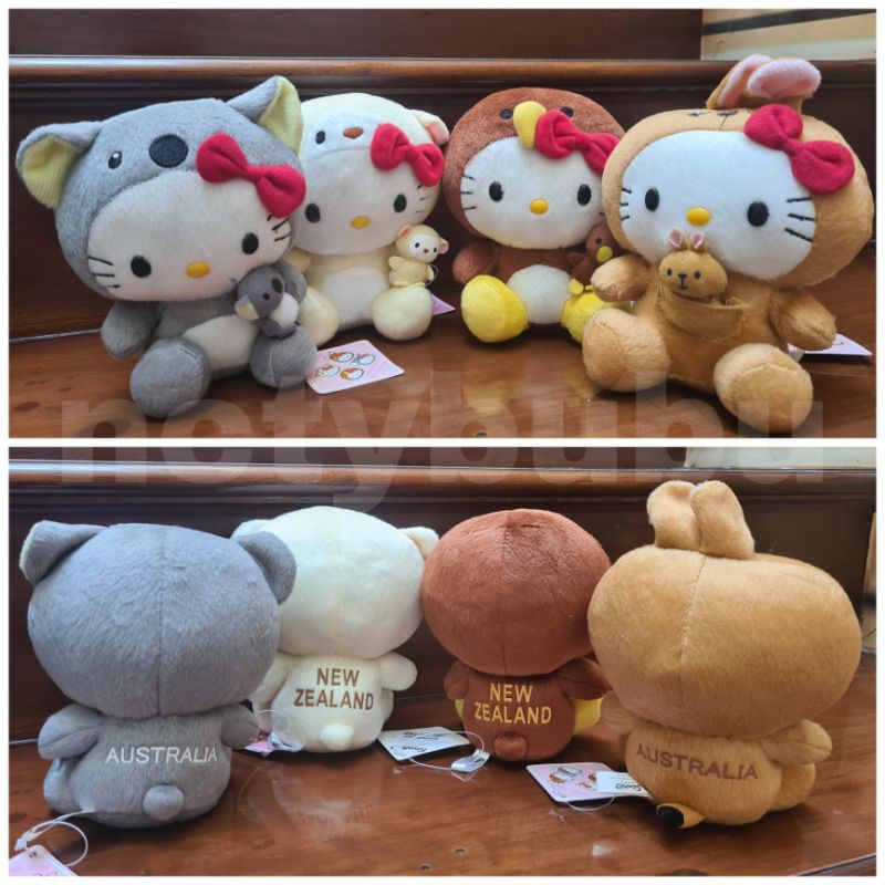 Hello Kitty Australia New Zealand Koala Kangaroo Kiwi Monkey Plush Doll ...