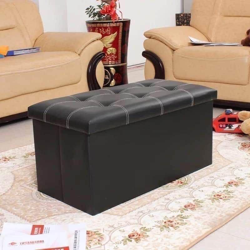 ENC Rectangular storage stool sit adult sofa folding storage chair box ...