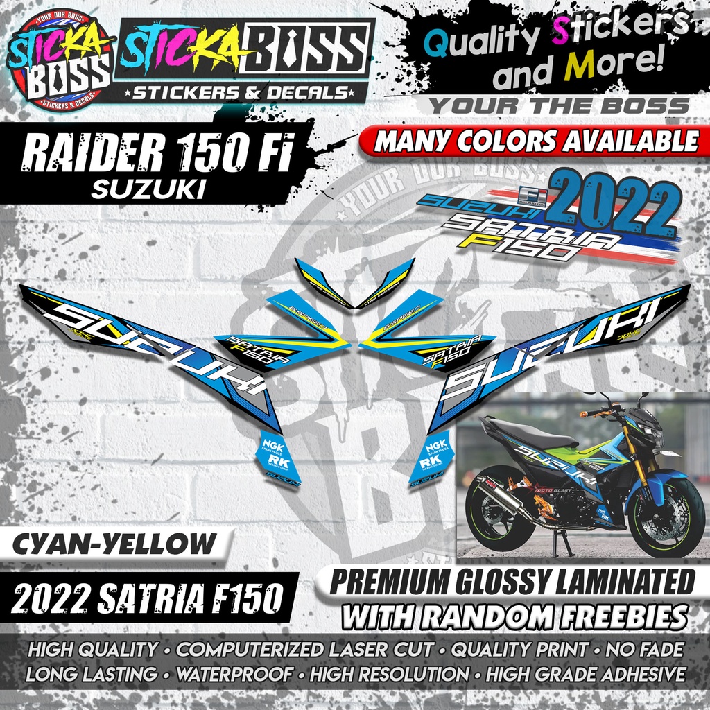 STICKER DECALS for RAIDER 150 FI (RFI20SAF1) By STICKABOSS (SOFIE ...
