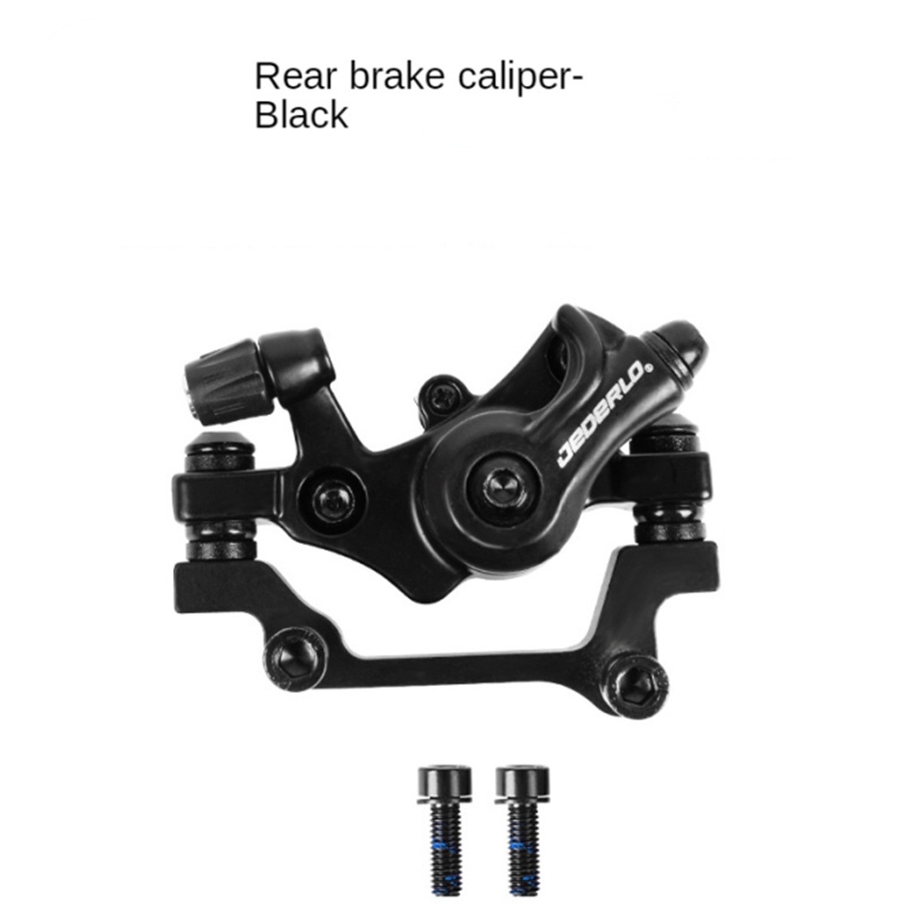 JEDERLO Bicycle Disc Caliper Aluminum All Mechanical Front/Rear Brake ...