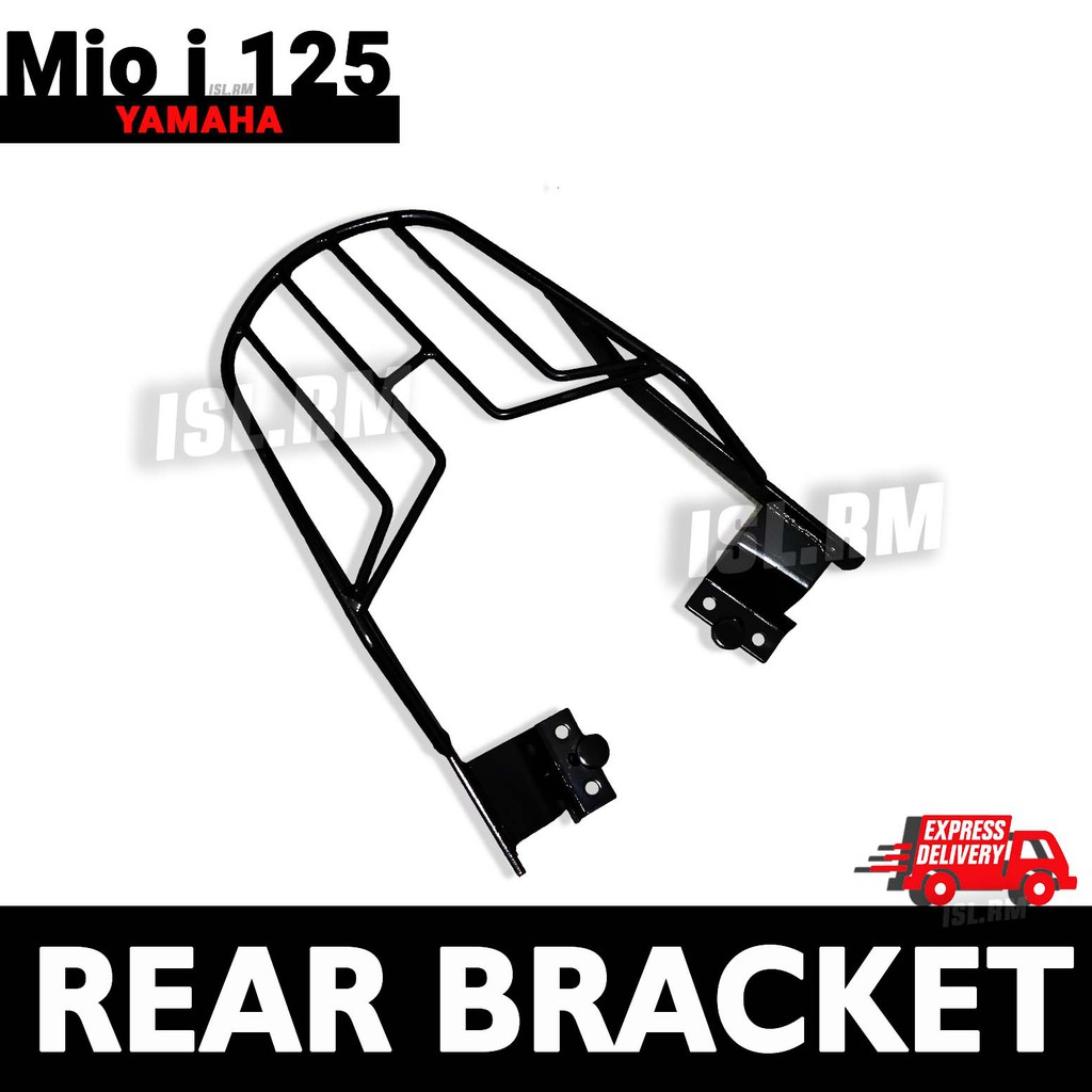 Mio i 125 Yamaha M3 Rear bracket plug and play full steel Black Yamaha ...