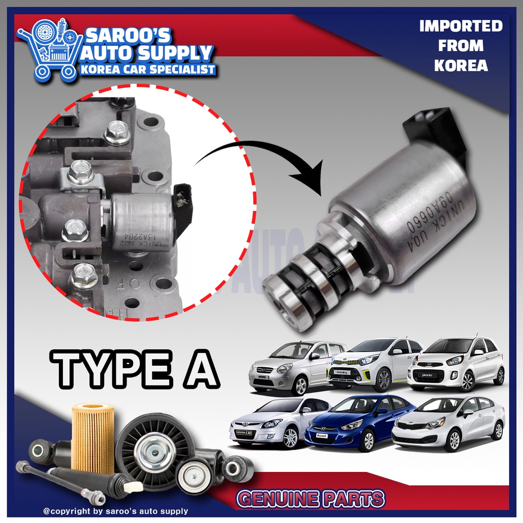 Transmission Solenoid Valve For i30, Accent , Reina, Picanto , Soul ...