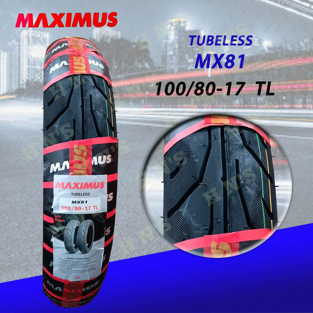 MAXIMUS Tubeless Tires R17 ( 60/80-17 , 70/80-17 , 80/80-17 , 90/80-17 ...