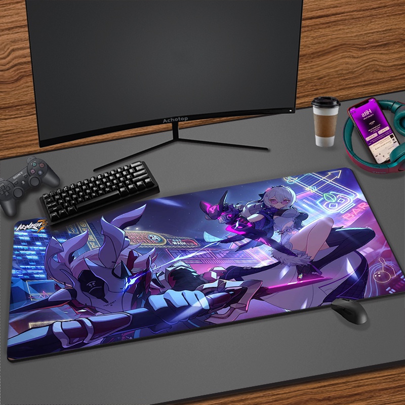 Honkai Impact Large Anime Mousepad Gamer Cute Kawaii XXL Gaming Mouse ...