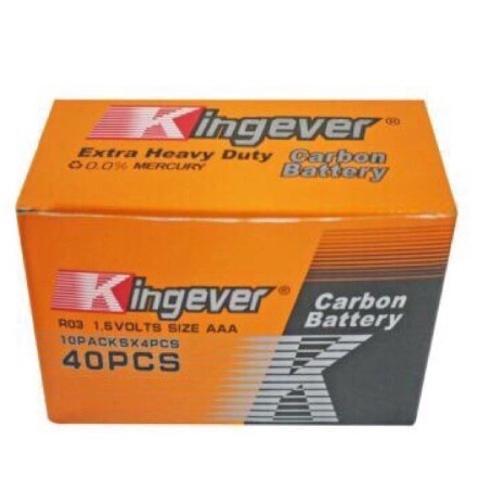 Kingever Extra Heavy Duty Battery AA AAA 9V D | Shopee Philippines