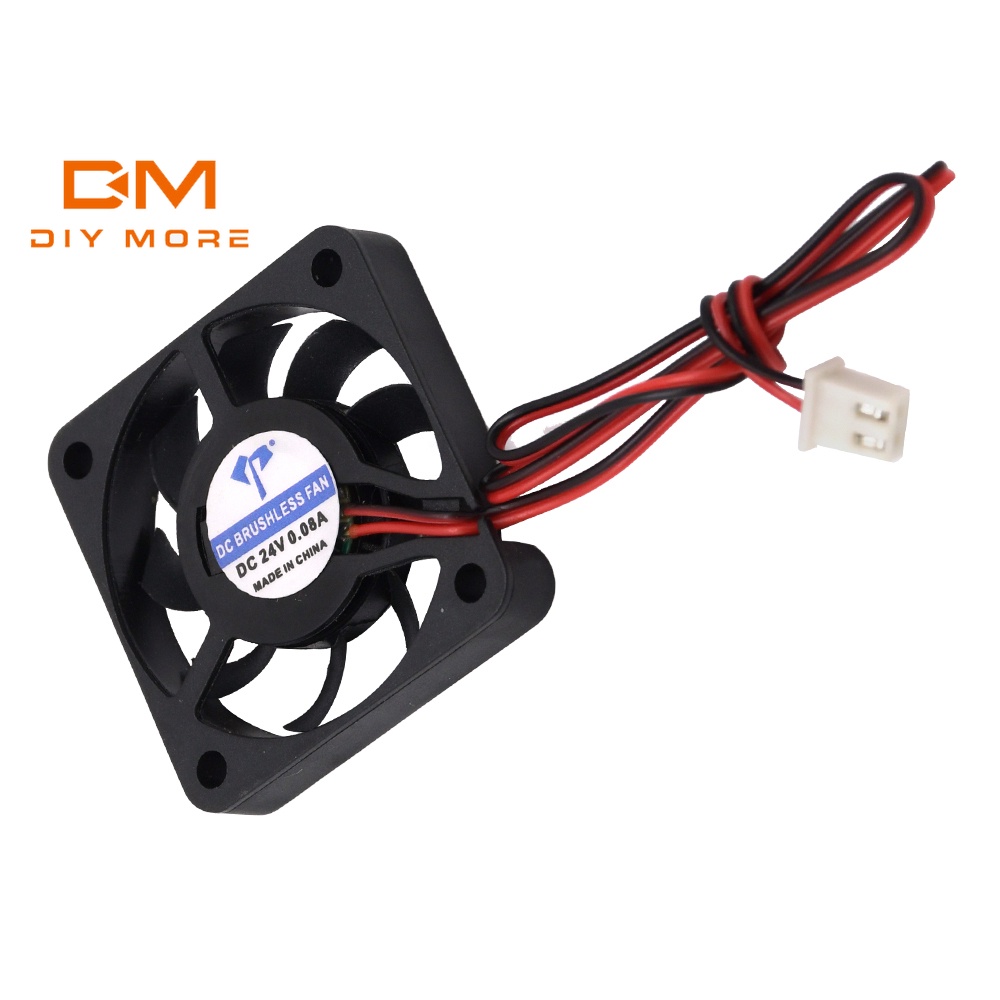 DIYMORE Dc4007 Dc 5V/12V/24V 4Cm Two-Wire Micro Cooling Fan Small Exhaust | Shopee Philippines