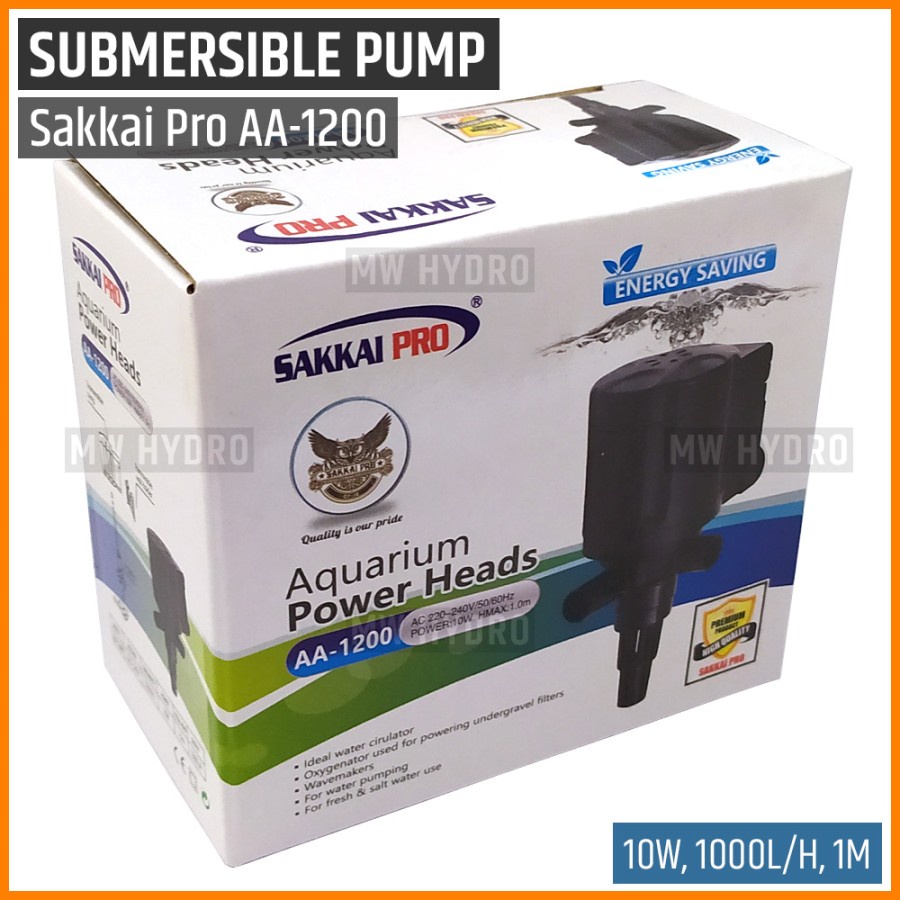 Sakkai PRO AA-1200, Submersible Water Pump, 3 in 1 - Submersible Water ...