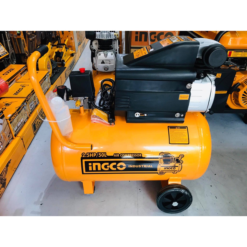FREE TAPE MEASURE AND GLOVES INGCO 2.5HP/50L 1.8kw Air Compressor ...