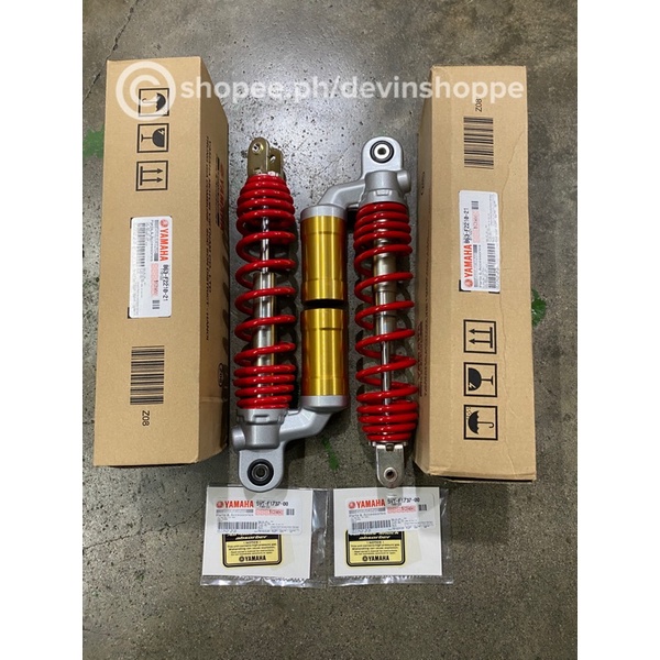 KYB Shock V3 for Nmax v2 Aerox v2 305mm Red/Gold | Shopee Philippines