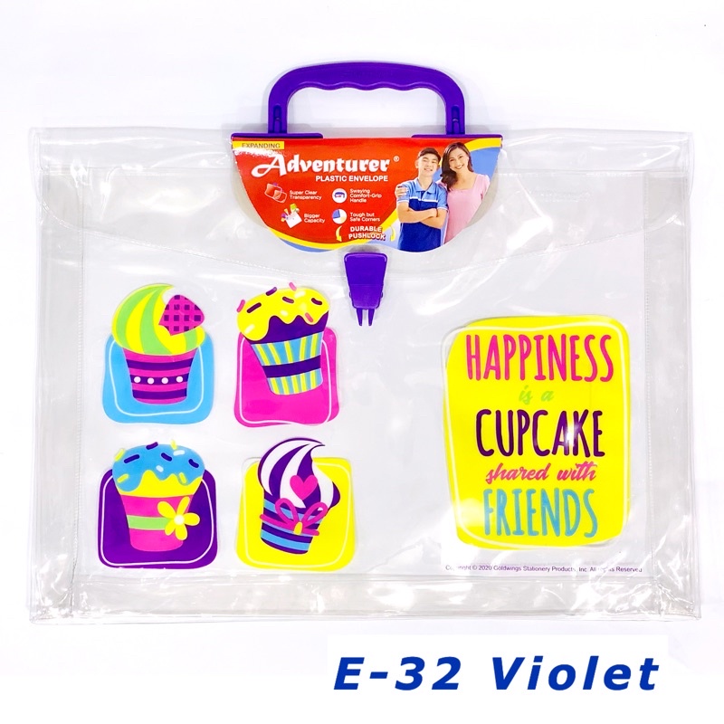 Adventurer Expanding plastic Envelope Long with Handle E-32-LWH ...