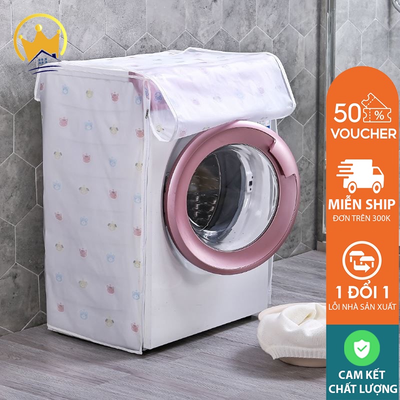 Waterproof PEVA front-load and vertical-load washing machine covers ...